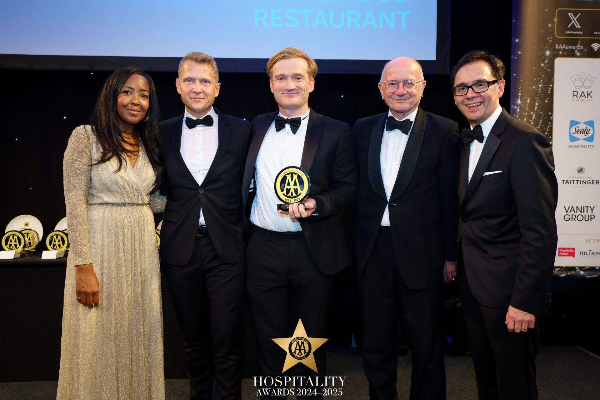 The Seafood Restaurant Wins AA Food Service Award - Rick Stein